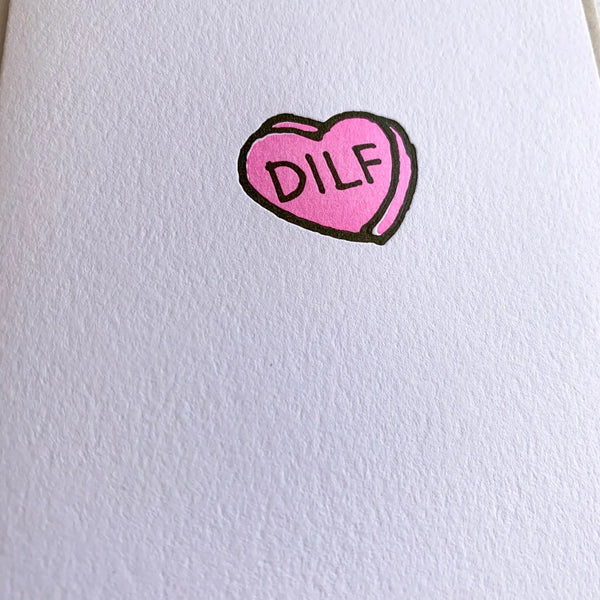 DILF Candy Heart - Valentine's Day Card – Swish Avenue